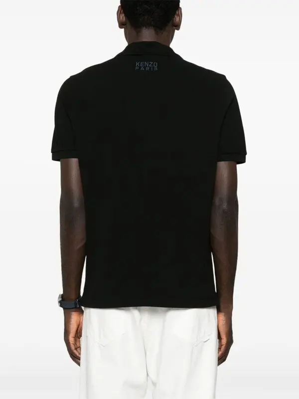 Kenzo Happy Tiger Polo Shirt - Black
