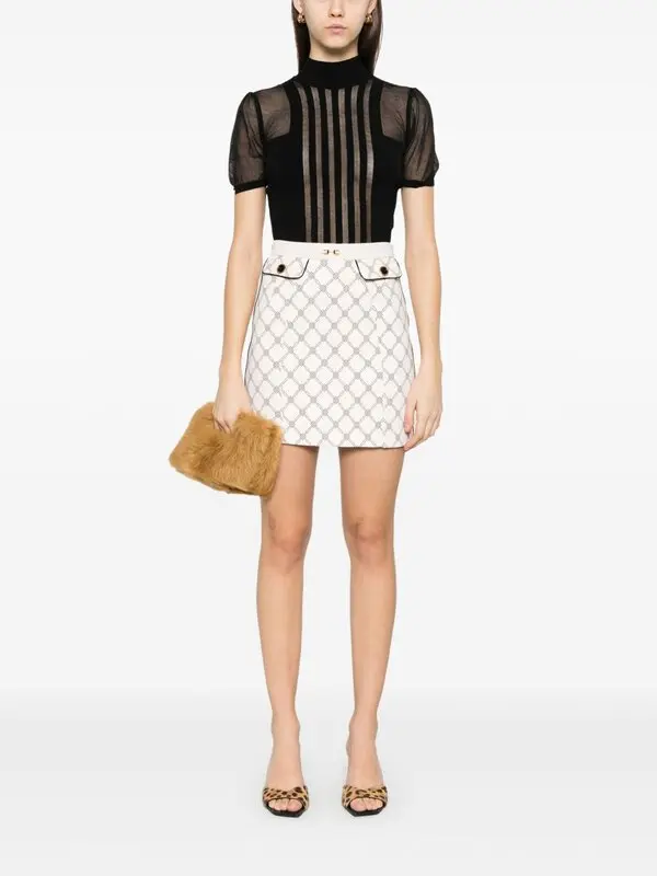 Elisabetta Franchi High-collared Top