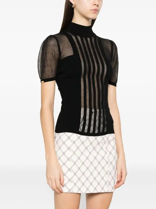 Elisabetta Franchi High-collared Top