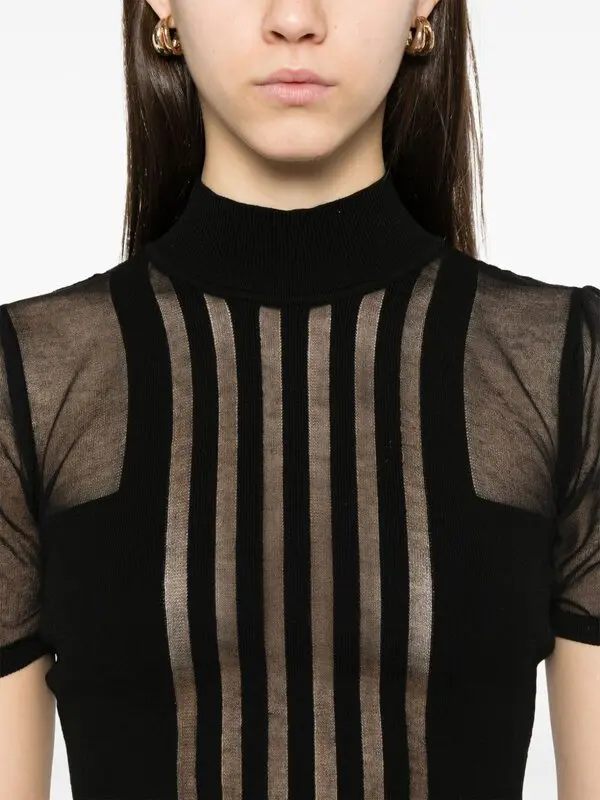 Elisabetta Franchi High-collared Top