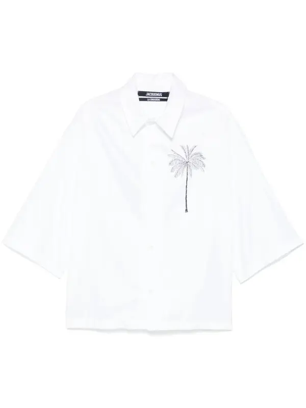 Jacquemus La Chemise Aloe Shirt - White