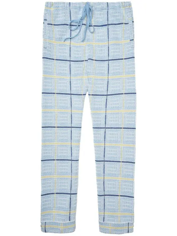 GOD'S TRUE CASHMERE Check-print Trousers