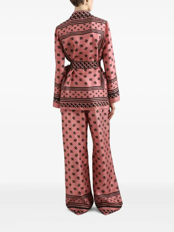 Dolce & Gabbana Logo-print Palazzo Pants