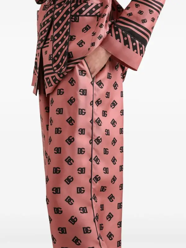 Dolce & Gabbana Logo-print Palazzo Pants