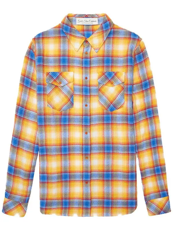 GOD'S TRUE CASHMERE Cashmere Overshirt - Yellow