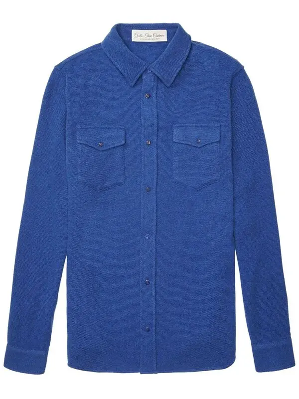 GOD'S TRUE CASHMERE Cashmere Overshirt - Blue