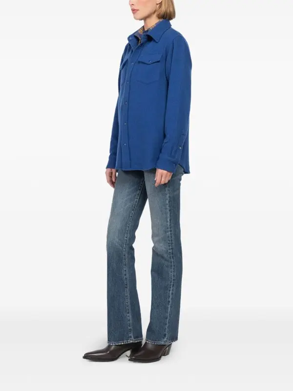 GOD'S TRUE CASHMERE Cashmere Overshirt - Blue