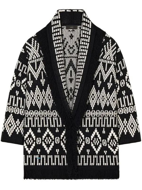 Alanui Jungle Beat Cardigan - Black