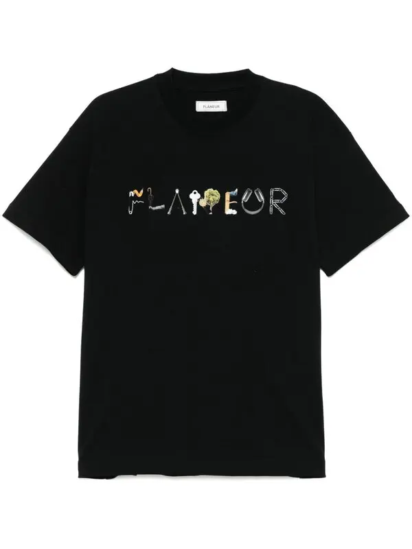 FLANEUR Objects T-shirt - Black