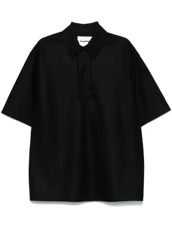 JIL SANDER Wool Polo Shirt