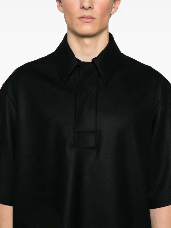 JIL SANDER Wool Polo Shirt