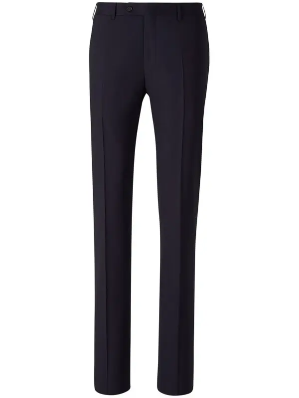 Canali Wool Trousers - Blue