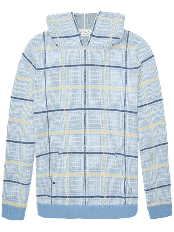GOD'S TRUE CASHMERE Checked Hoodie
