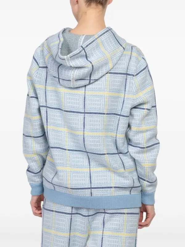 GOD'S TRUE CASHMERE Checked Hoodie