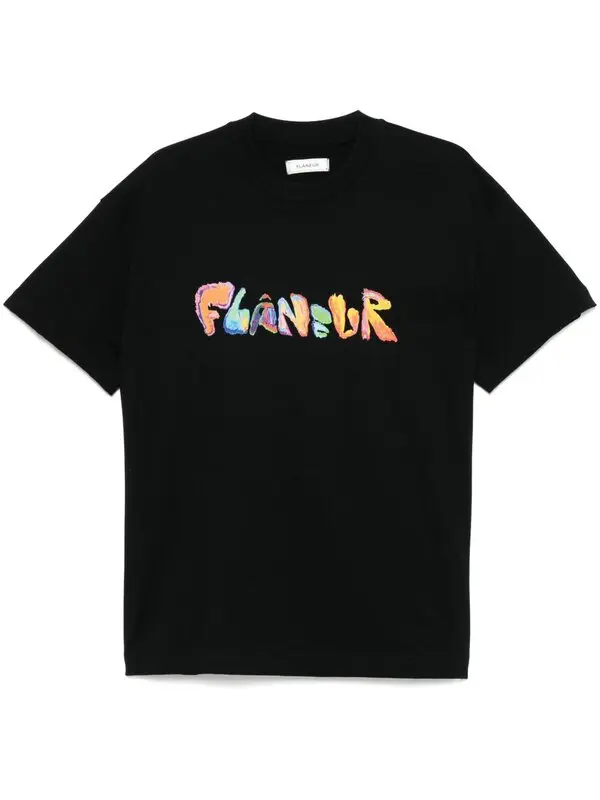 FLANEUR Markerstift T-shirt - Black