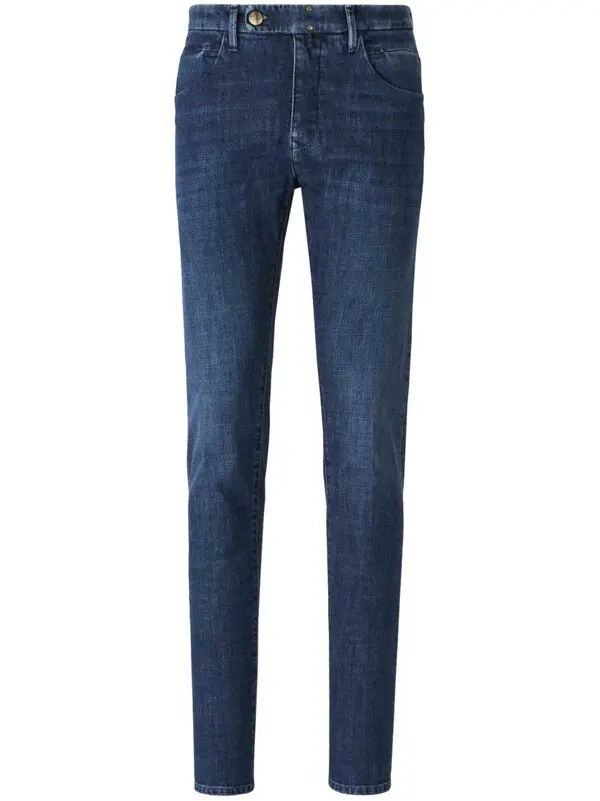 Incotex Twill Weave Straight Jeans
