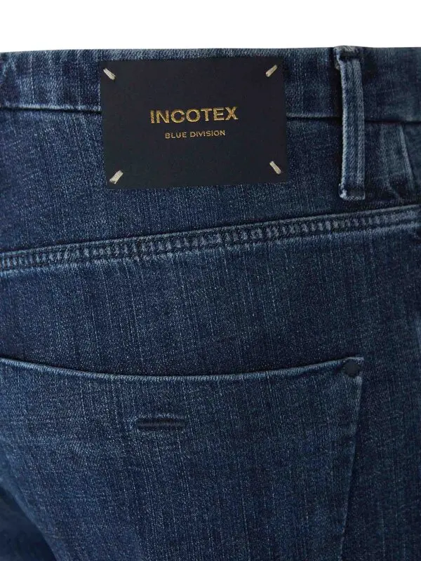 Incotex Twill Weave Straight Jeans