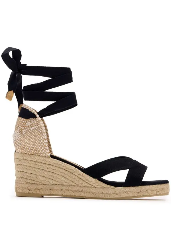 CastaÑer Open-toe Espadrilles - Black