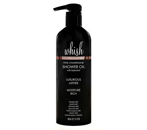Whish 12oz Shower Oil With Bakuchiol - One-color