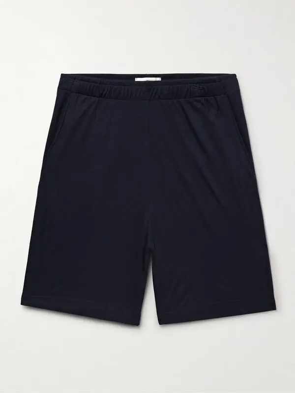 Mr P. Modal-jersey Pyjama Shorts - Blue