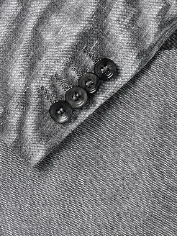 Canali Kei Slim-fit Linen And Wool-blend Suit Jacket