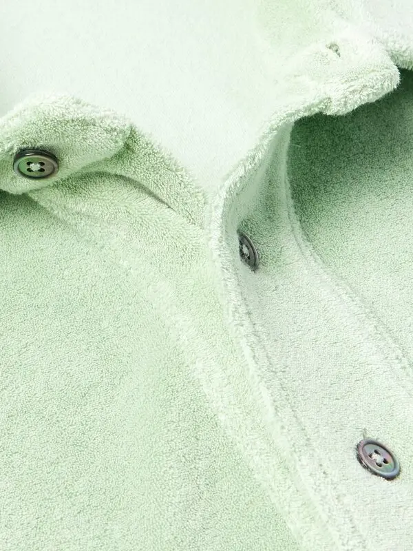 TOM FORD Cotton-blend Terry Polo Shirt