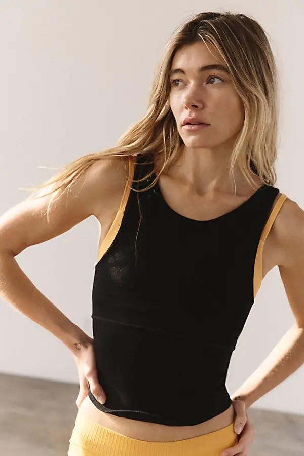 Free People Free Throw Unwind Cami - Black