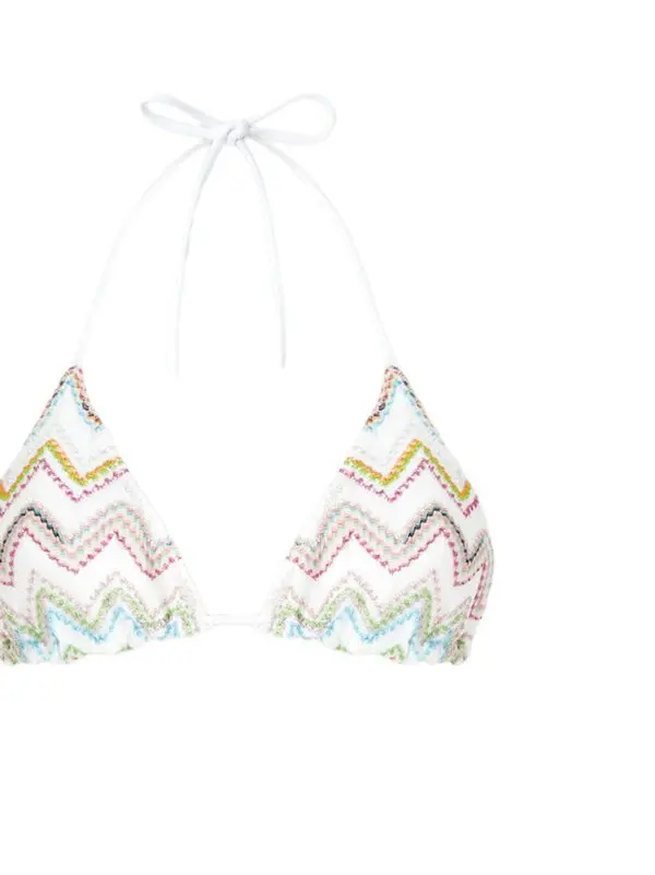Missoni Zigzag-knit Bikini Set - White
