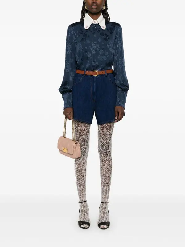 Valentino Garavani Floral-jacquard Shirt