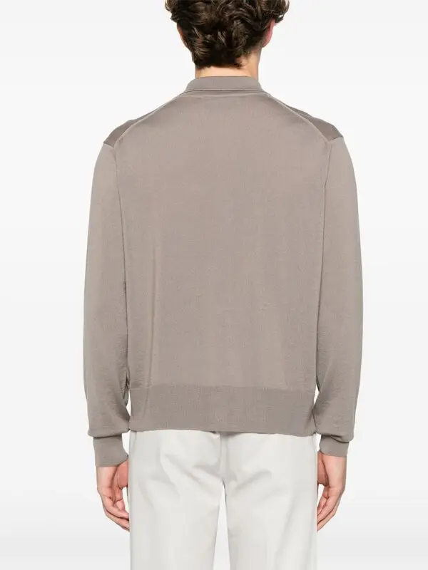 AMI Paris De Coeur Cardigan - Neutrals