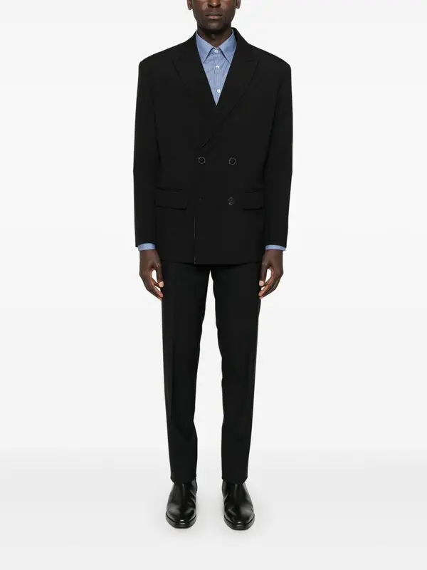 Canali Wool Trousers - Black