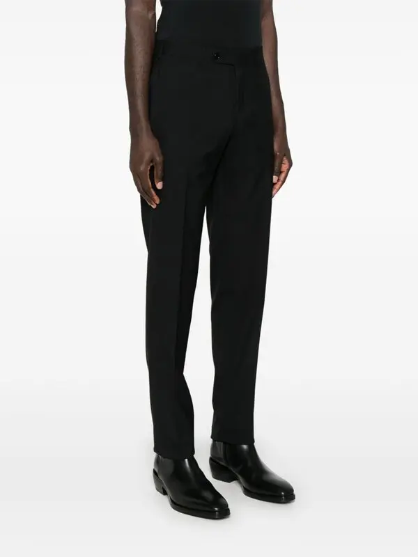 Canali Wool Trousers - Black