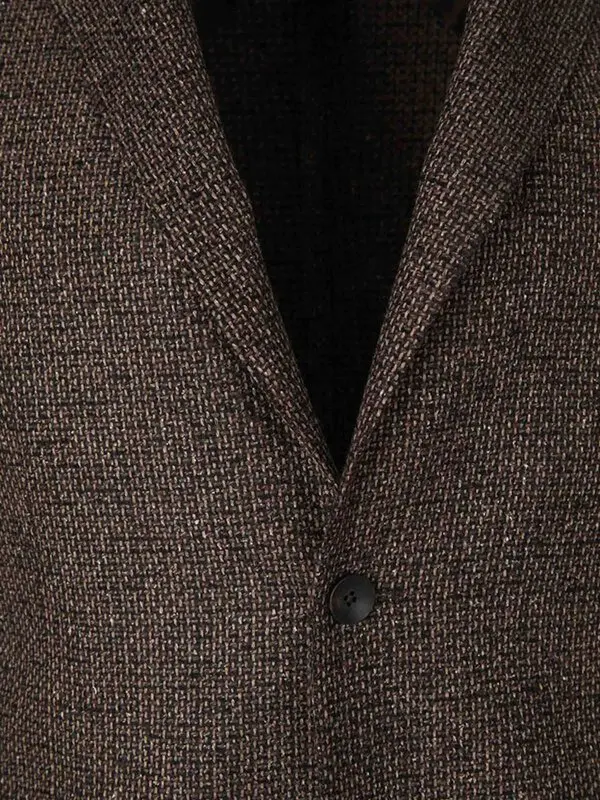 LARDINI Single-breasted Blazer - Brown