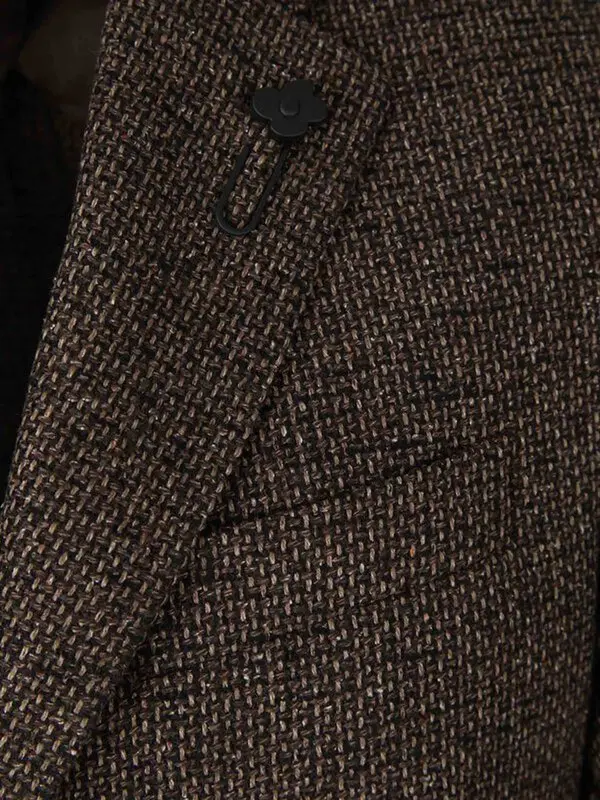 LARDINI Single-breasted Blazer - Brown
