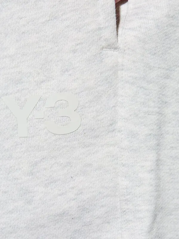 Y3 Logo-print Track Pants - Grey