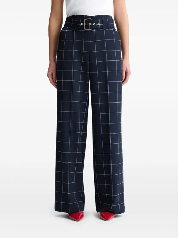 Liu Jo Tailored Check Trousers