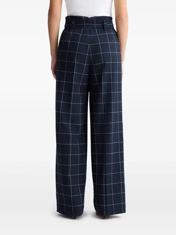 Liu Jo Tailored Check Trousers