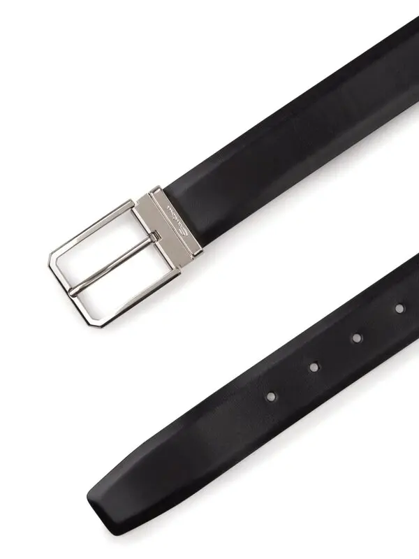 Santoni Leather Belt