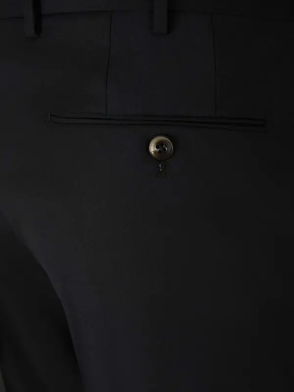 PT TORINO Wool Trousers - Black