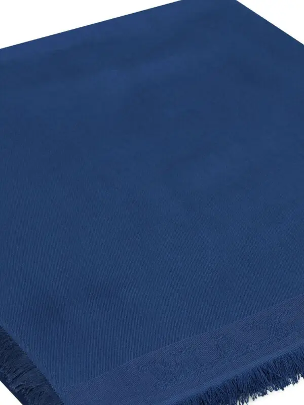 Max Mara Wales Frayed Silk Scarf