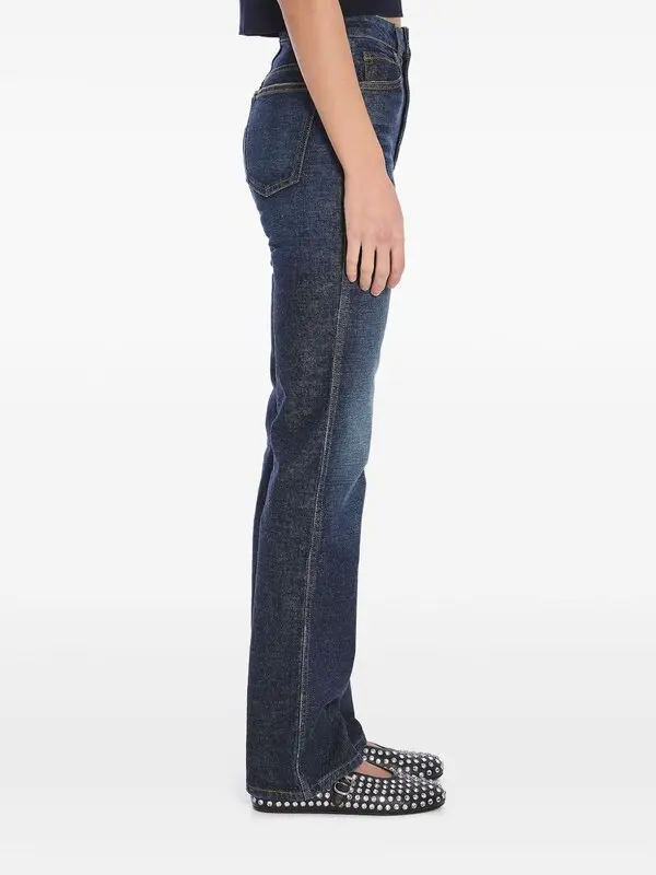 Khaite Danielle Straight Leg Jeans