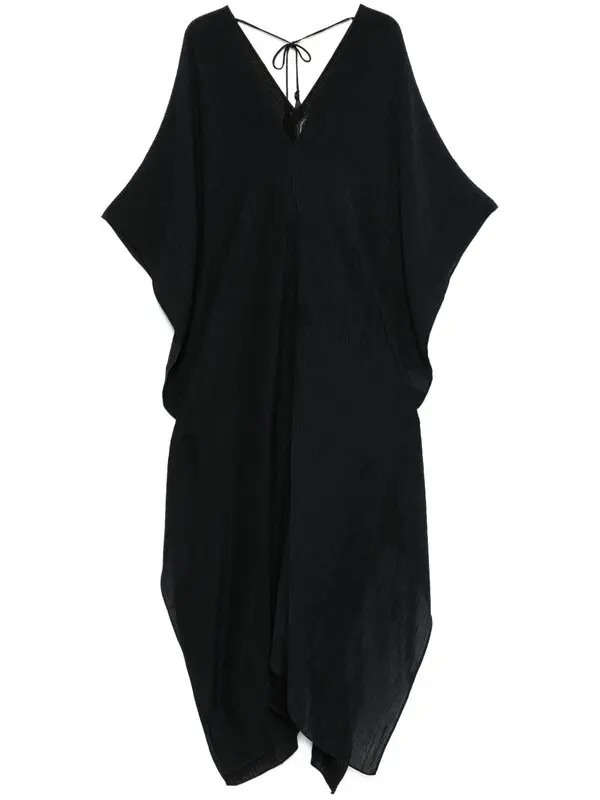 TALLER MARMO Tassel-detail Kaftan - Black