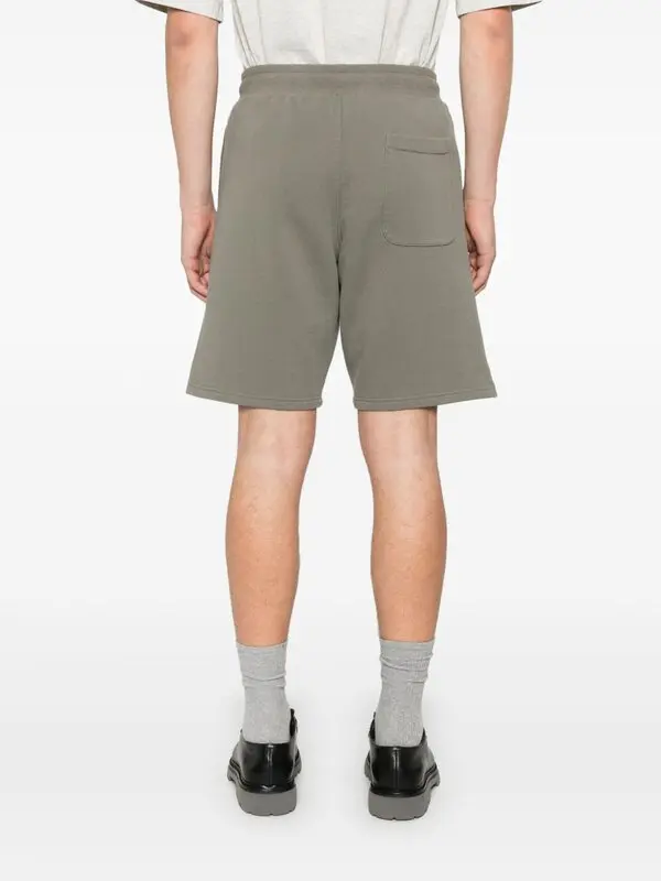 Ami De Coeur-embroidered Shorts - Grey
