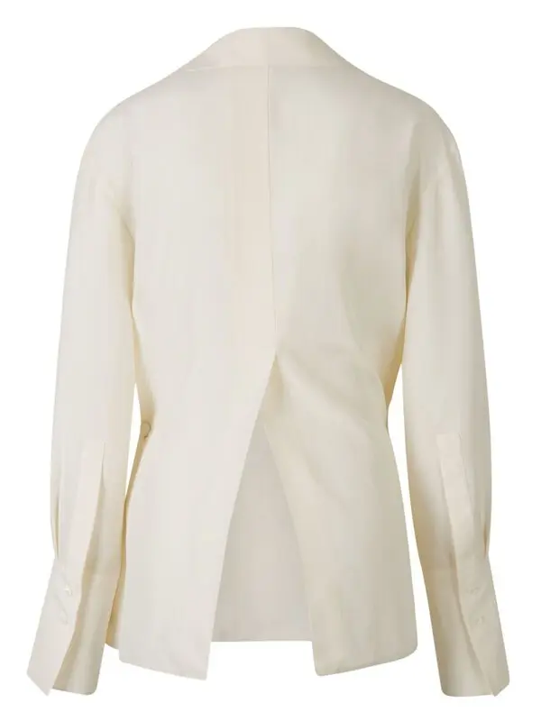 Givenchy Wrap Silk Shirt