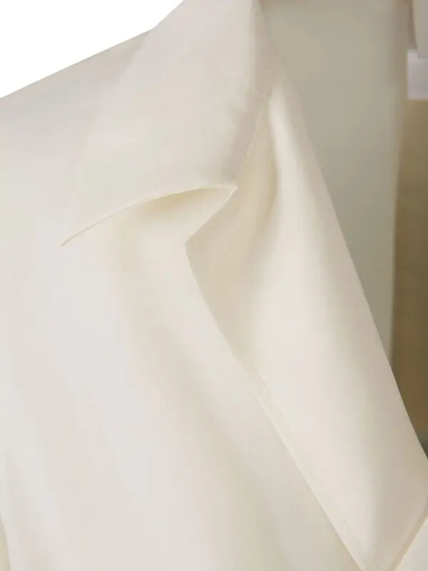 Givenchy Wrap Silk Shirt