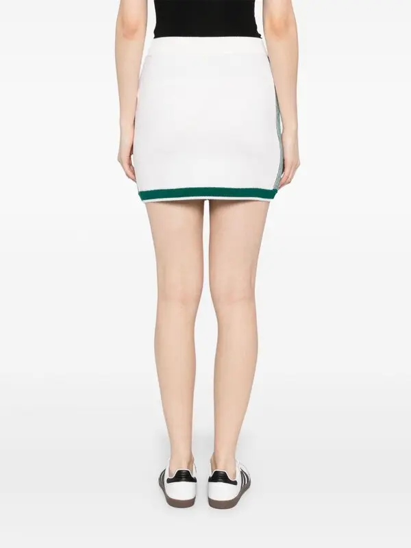 Casablanca Tennis Skirt - White