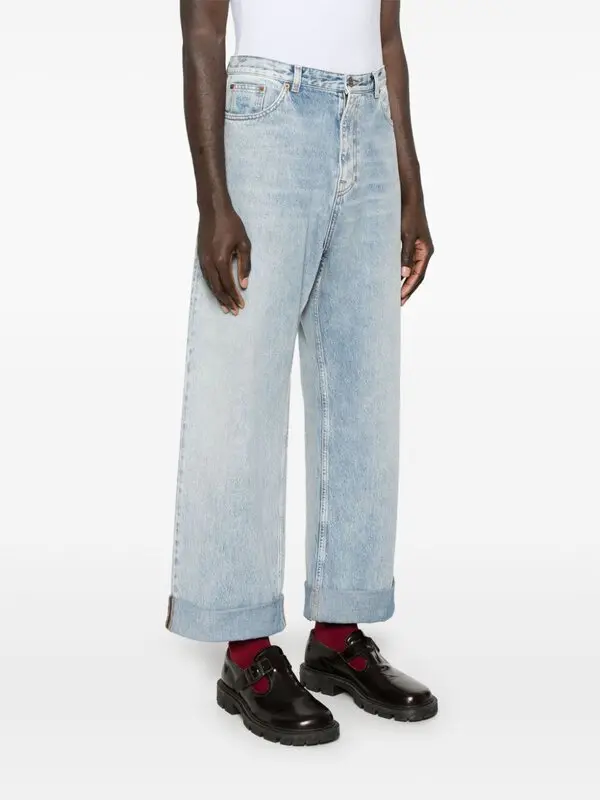 Valentino Garavani Wide-leg Jeans - Blue