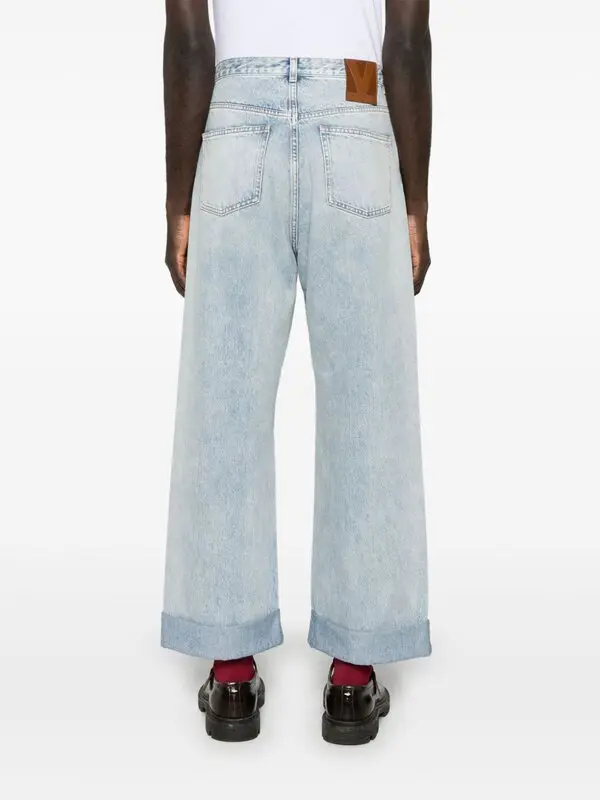 Valentino Garavani Wide-leg Jeans - Blue