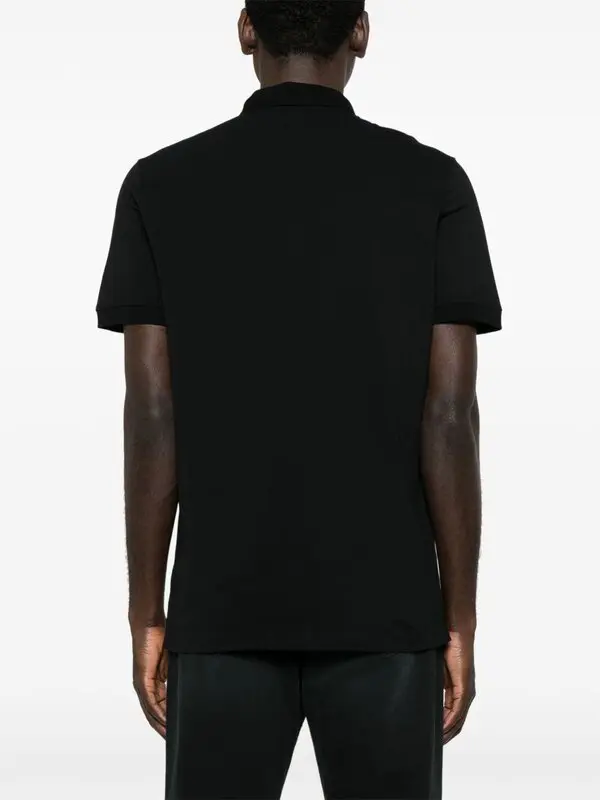 Dolce & Gabbana Logo-embroidered Polo Shirt - Black