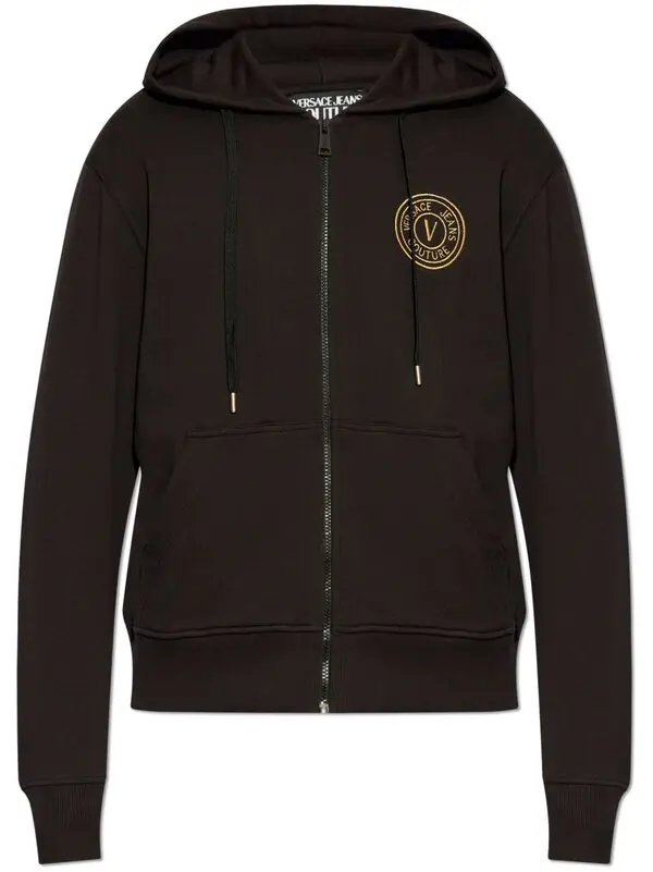 Versace Logo-embroidered Hoodie